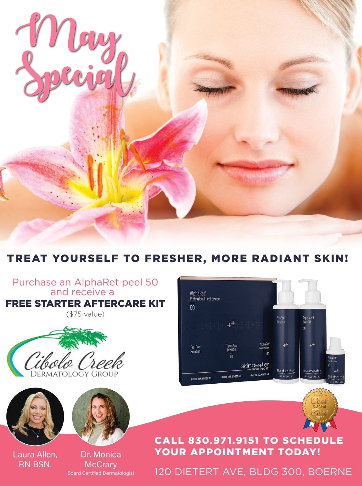 Specials | Cibolo Creek Dermatology Group
